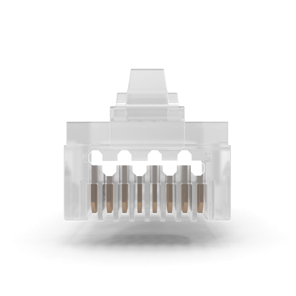 CAT 6 RJ-45 Pass Through Connector 100 Pack — POE Texas