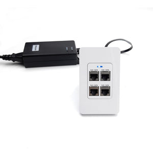 4 Port In-Wall Gigabit PoE Extender with IEEE 802.3bt Uplink Power ...